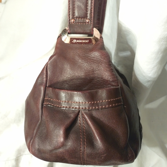 b. makowsky | Bags | Vintage B Makowsky Brown Leather Bag | Poshmark
